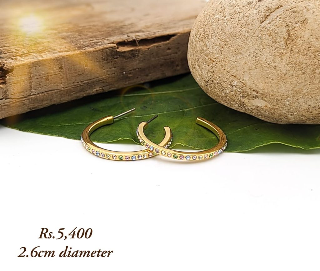Stone Hoop Earrings – Welcome to