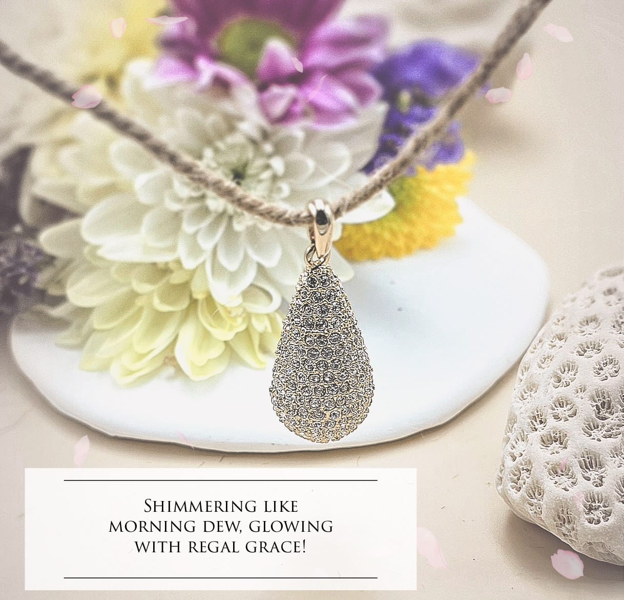 Majestic Dew Drop Pendant-Half – Welcome to