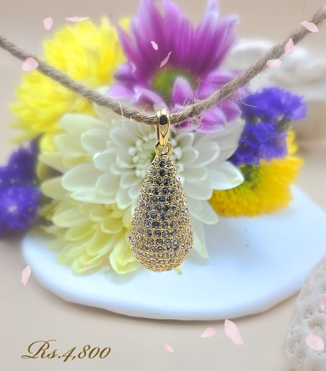 Majestic Dew Drop Pendant-Half – Welcome to