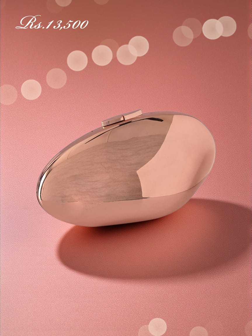 Mirror Glow Metal Clutch - Gitano Collection