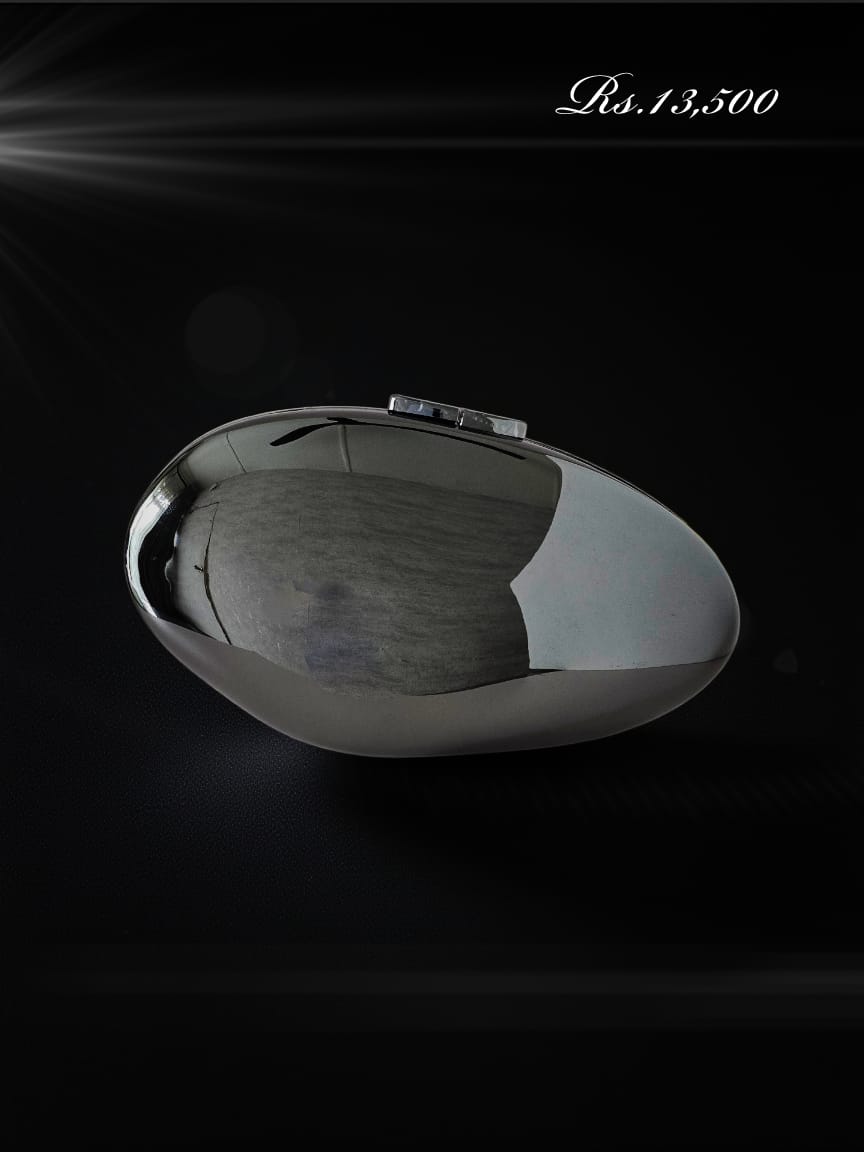 Mirror Glow Metal Clutch - Gitano Collection